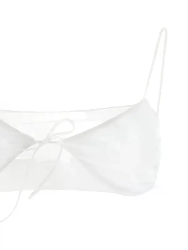 ALLIS BEACHWEAR Sporty Mesh Tie-fastening Bikini