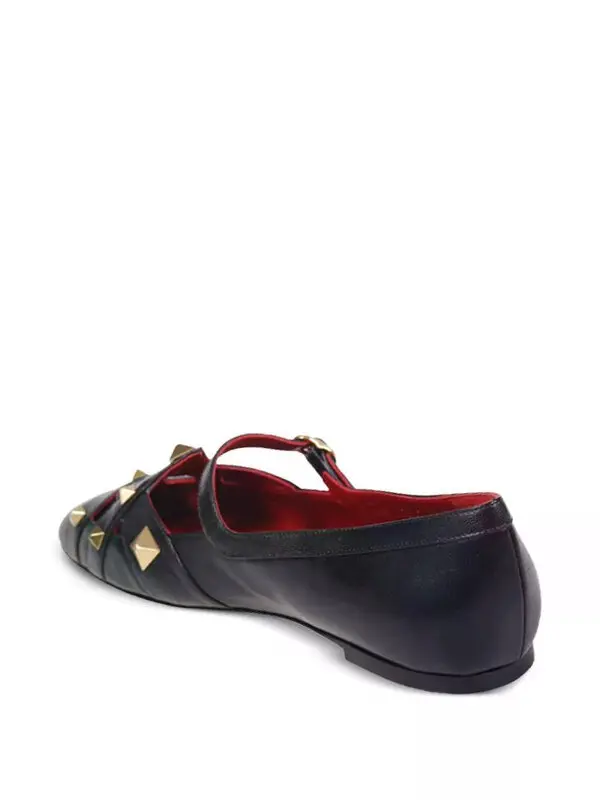 Valentino Garavani Studded Strappy Ballet Flats