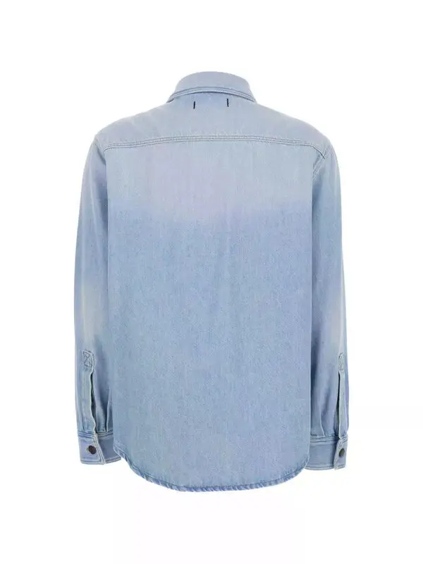 GRIFONI Button-up Denim Shirt