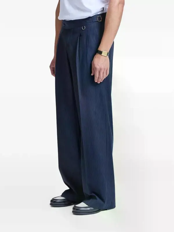 RETERNITY Tailored Pinstripe Baggy Trousers