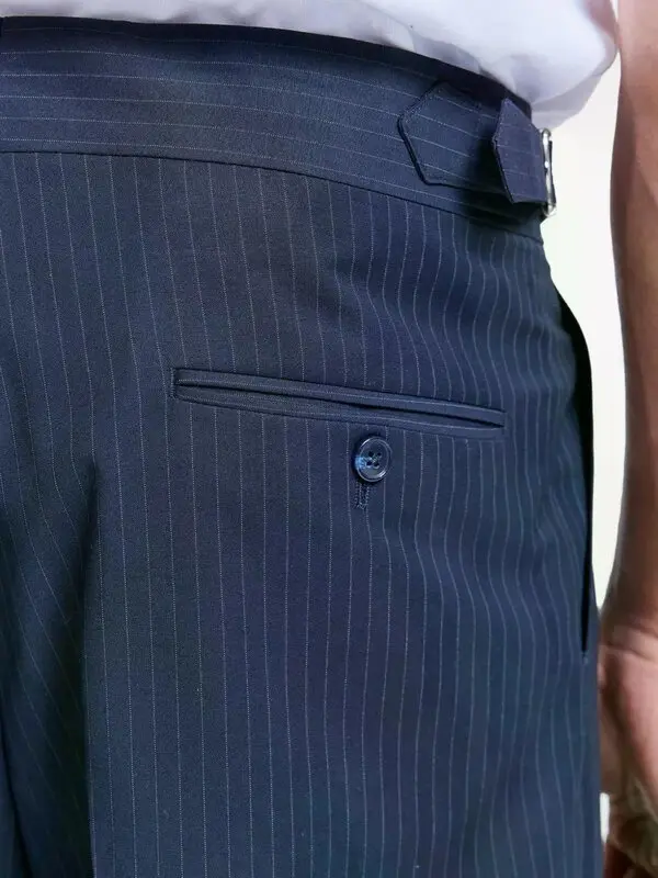 RETERNITY Tailored Pinstripe Baggy Trousers