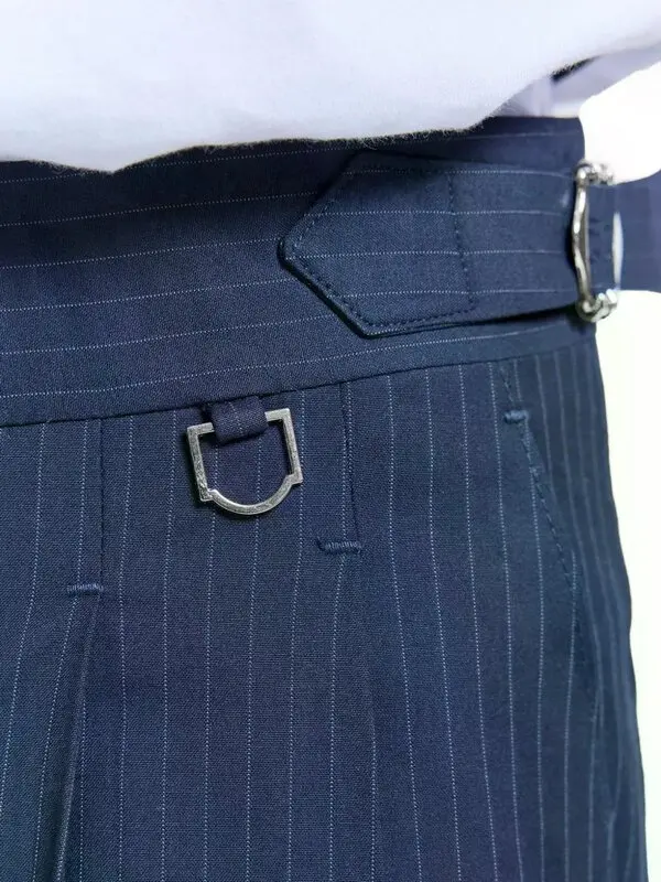 RETERNITY Tailored Pinstripe Baggy Trousers