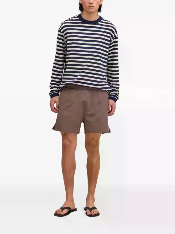 Nn07 Embroidered Elasticated Shorts