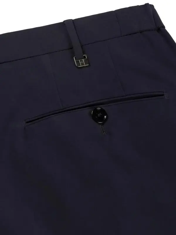 PT TORINO Slim-cut Tailored Trousers - Blue