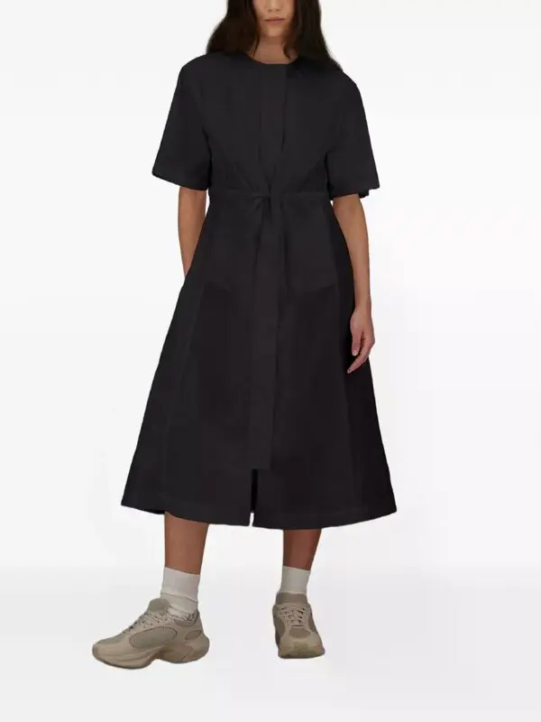 Herno Crinkle Drawstring Dress