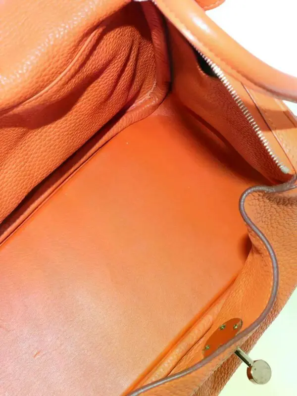 Hermès 2007-2026 Clemence Lindy 26 Satchel - Orange