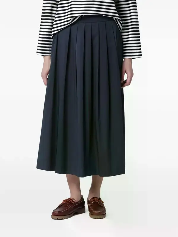 PT TORINO Pleated Midi Skirt