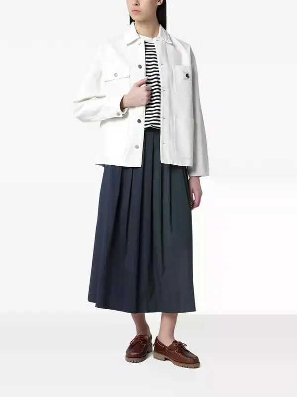 PT TORINO Pleated Midi Skirt