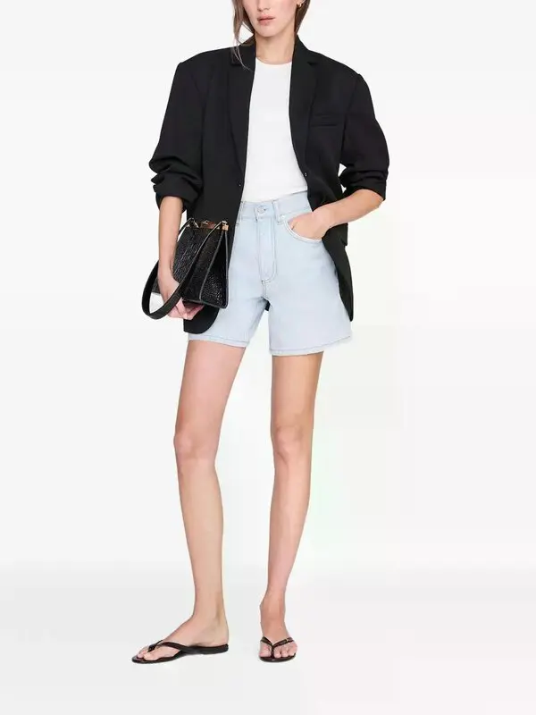 ANINE BING Delaney Denim Shorts