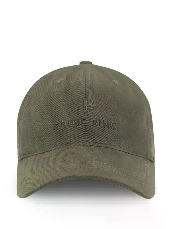 ANINE BING Logo-embroidered Baseball Cap - Green