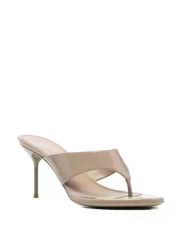 Paris Texas Lidia Stiletto Heel Sandals - Neutrals