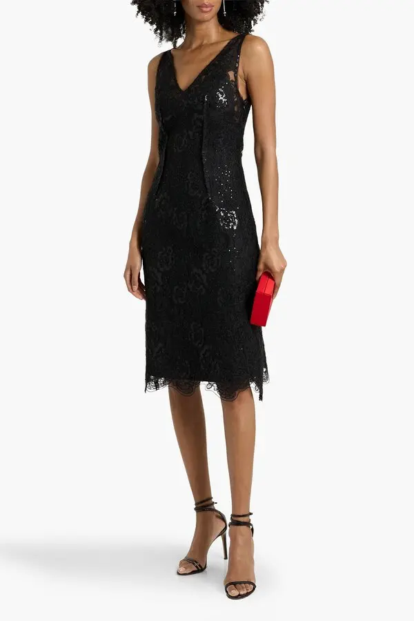Simkhai Delphine Sequin Lace Dress