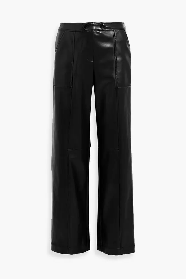 Simkhai Mackenzie Paneled Straightleg Pants - Black