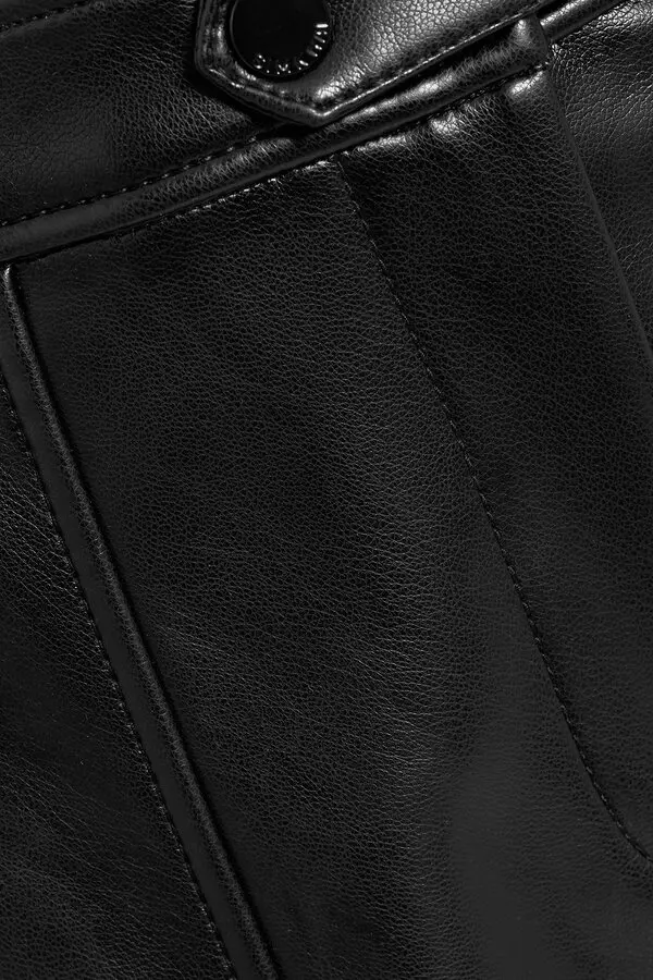 Simkhai Mackenzie Paneled Straight-leg Pants - Black