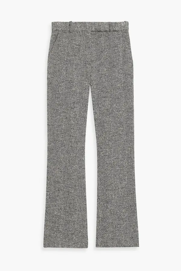 Simkhai Jamyson Herringbone Straight-leg Pants