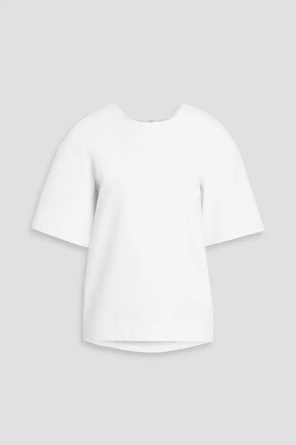 Simkhai Aude Cotton-blend Poplin Top