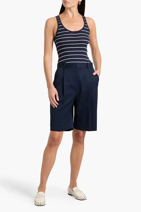 Simkhai Kioni Striped Ribbed Tank