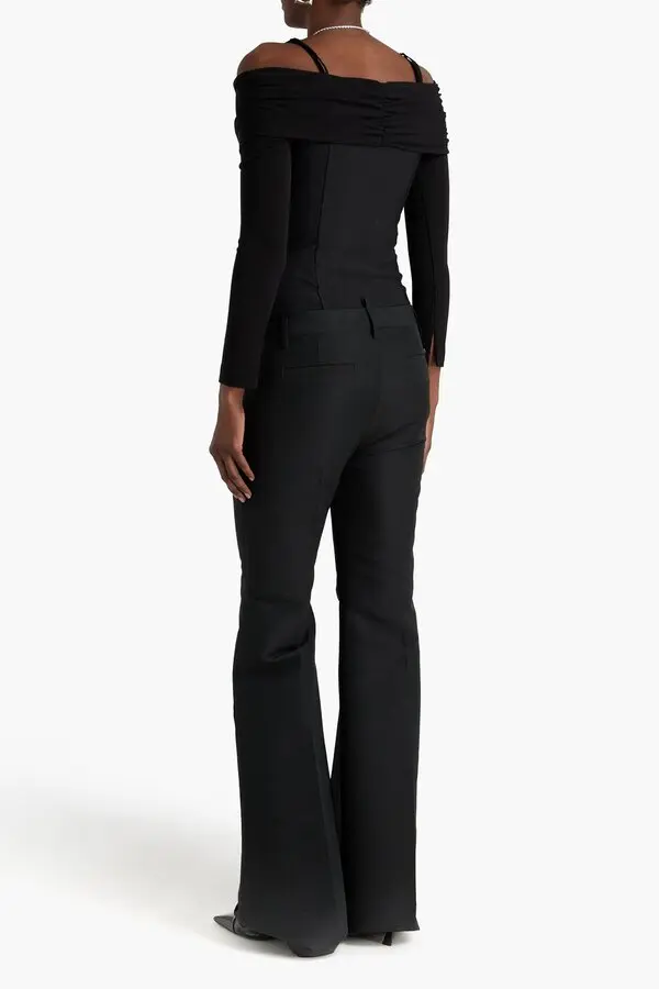 Simkhai Hazel Off-the-shoulder Stretch-jersey Bustier Top