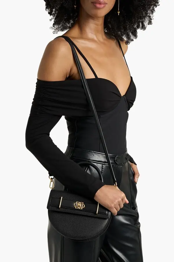 Simkhai Leather Crossbody Bag - Black
