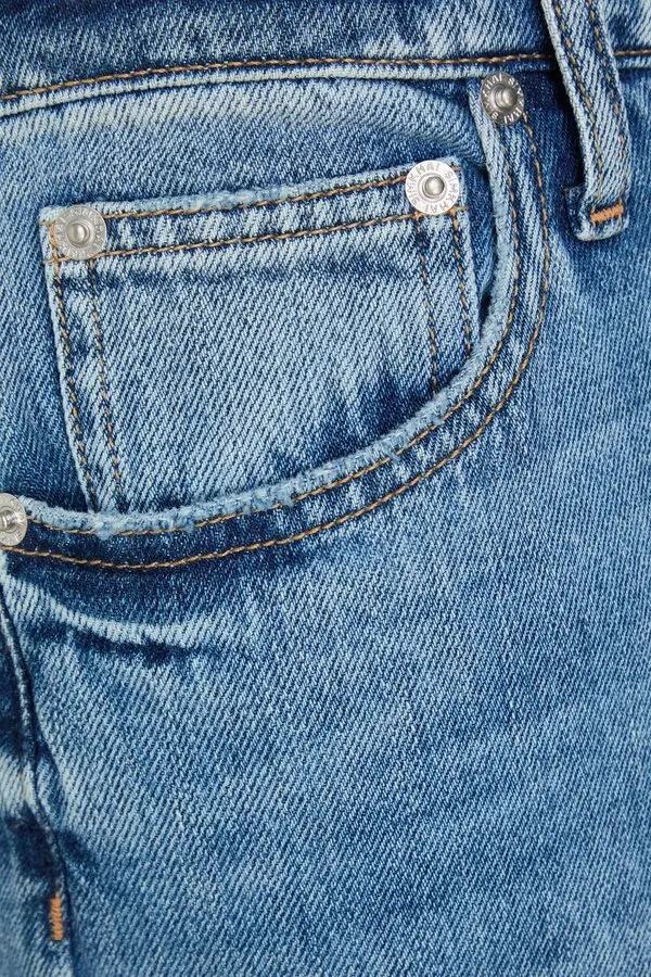 Simkhai Arlo High-rise Wide-leg Jeans - Mid Denim