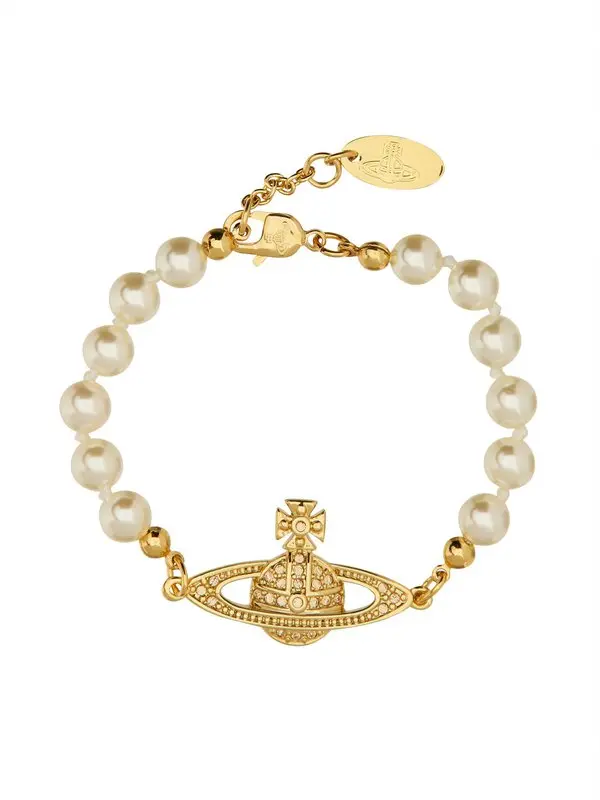 VIVIENNE WESTWOOD Mini Bas Relief Bracelet - Gold