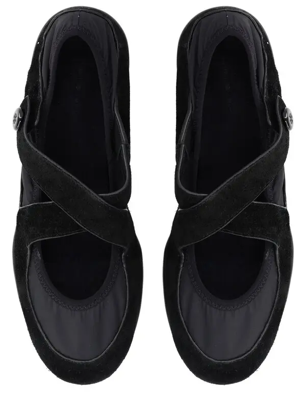 Tory Burch Romy Sport Mary Jane Ballerina - Black