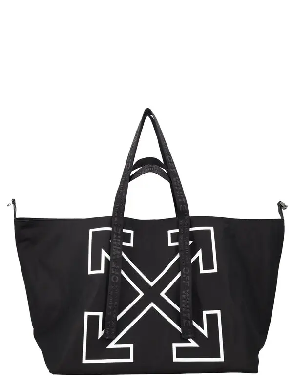 Off-White Borsa Tote "heritage Day" Large - Black