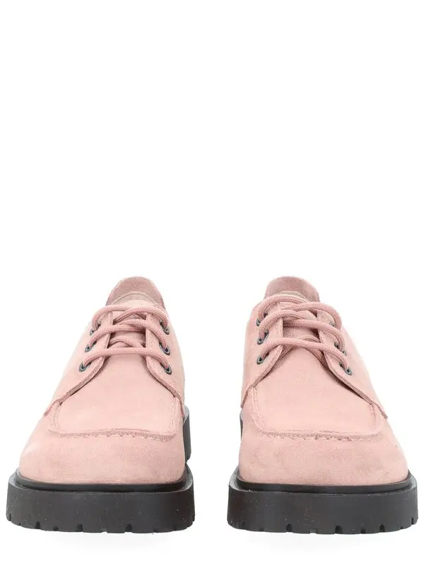 BIRKENSTOCK Highwood Moc Lace Low Loafers - Pink