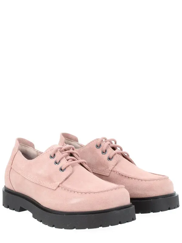 BIRKENSTOCK Highwood Moc Lace Low Loafers - Pink