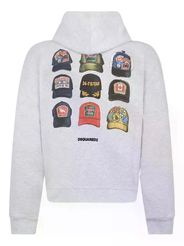 Dsquared2 Iconique Hoodie With Graphic Print