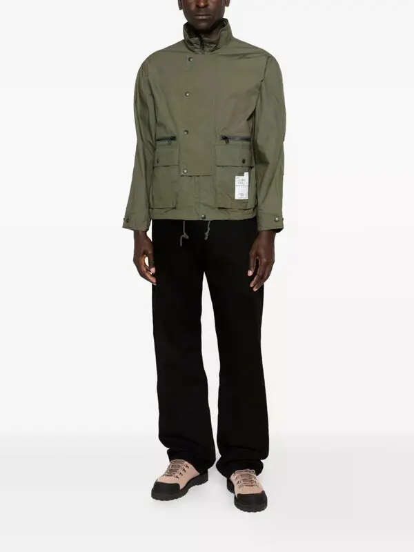 NEIGHBORHOOD Stand-collar Jacket With Zip And Flap Pockets