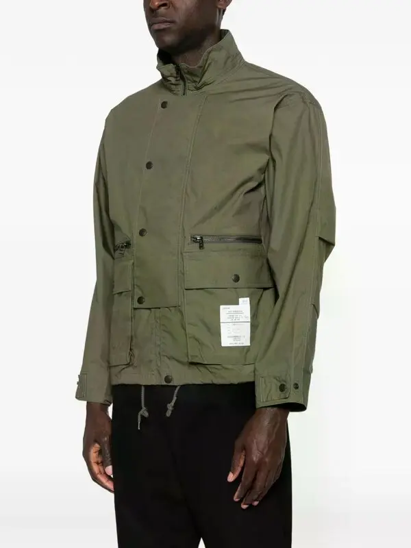 NEIGHBORHOOD Stand-collar Jacket With Zip And Flap Pockets