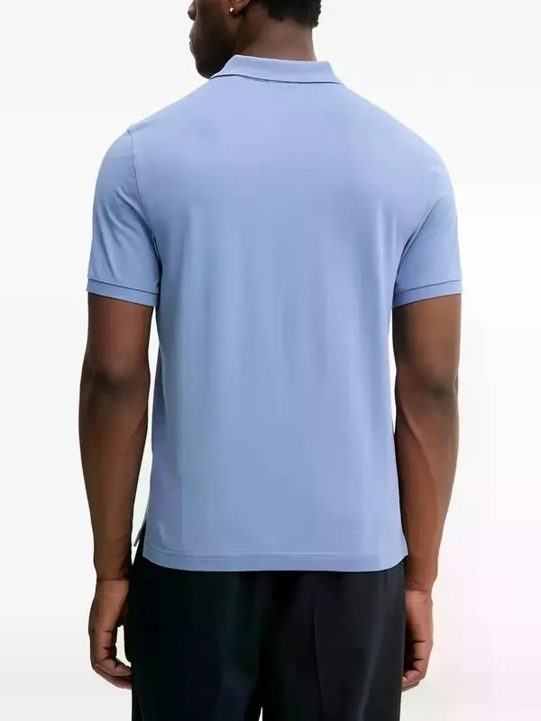 Gant Logo-embroidered Polo Shirt - Blue