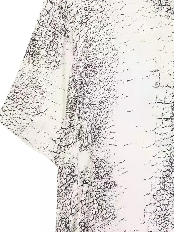 NUDE Printed V-neck Dress