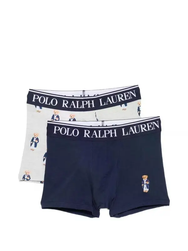 Polo Ralph Lauren Embroidered-waistband Boxers - Grey