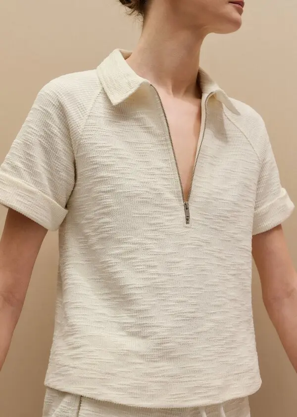 ME+EM Textured Jersey Swing Top