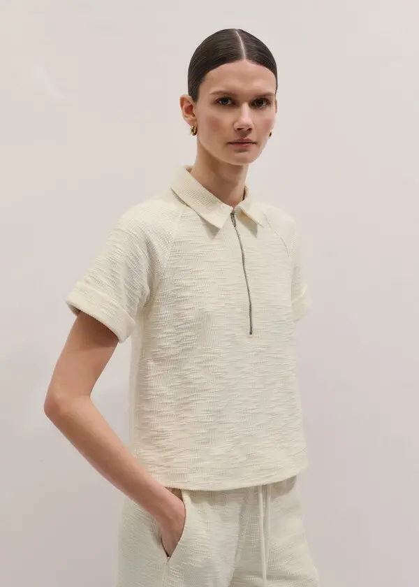 ME+EM Textured Jersey Swing Top