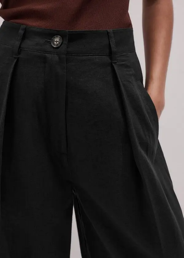 ME+EM Tapered Trousers - Black