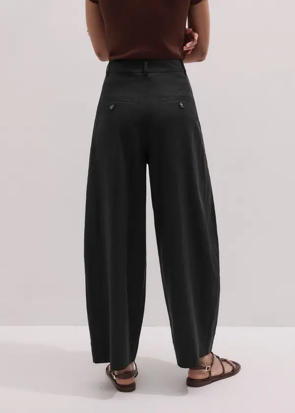 ME+EM Tapered Trousers - Black
