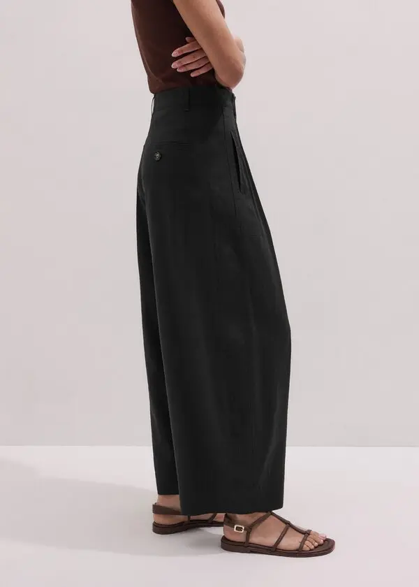 ME+EM Tapered Trousers - Black