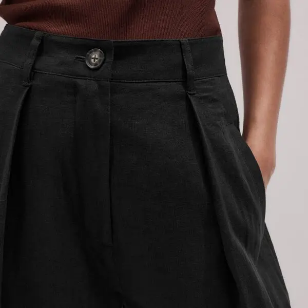 ME+EM Tapered Trousers - Black