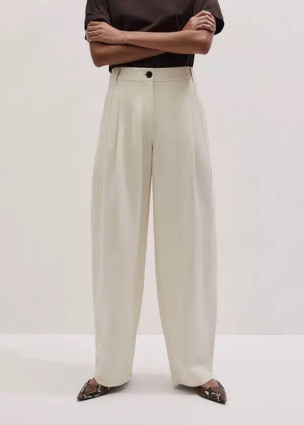 ME+EM Extreme Taper Trouser - Chalk