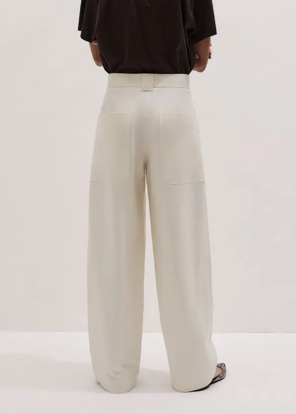 ME+EM Extreme Taper Trouser - Chalk