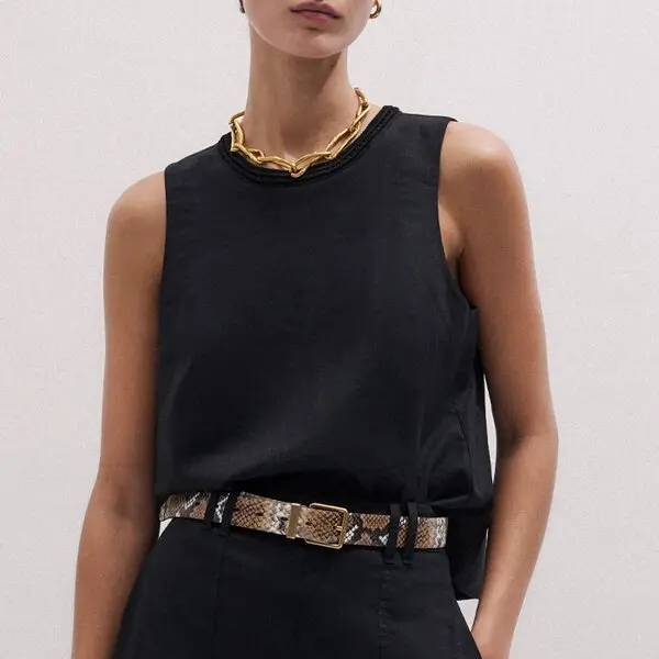 ME+EM Wide-leg Trousers - Black