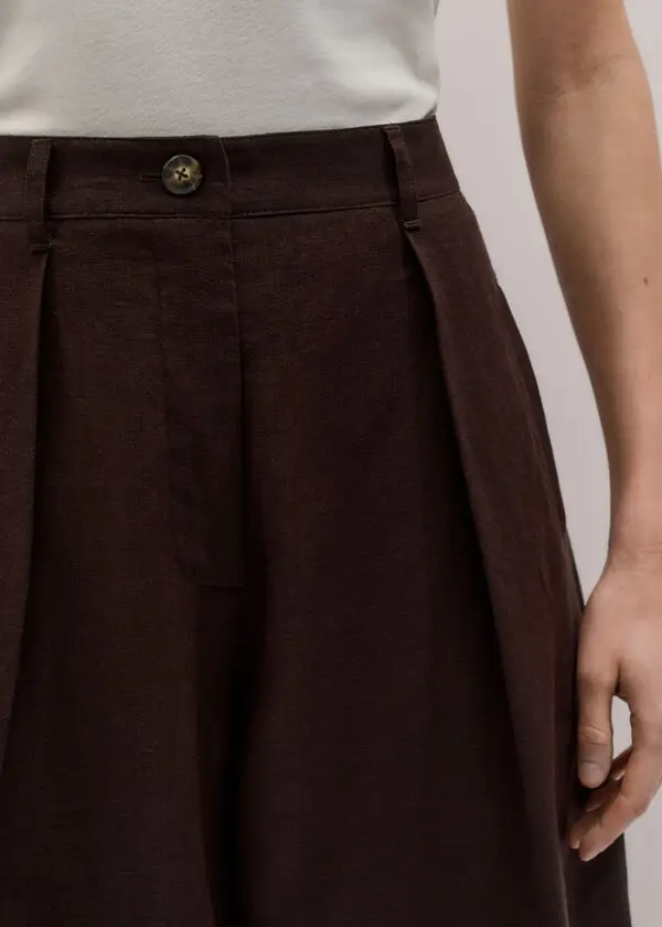 ME+EM Extreme Taper Trousers - Cocoa Brown