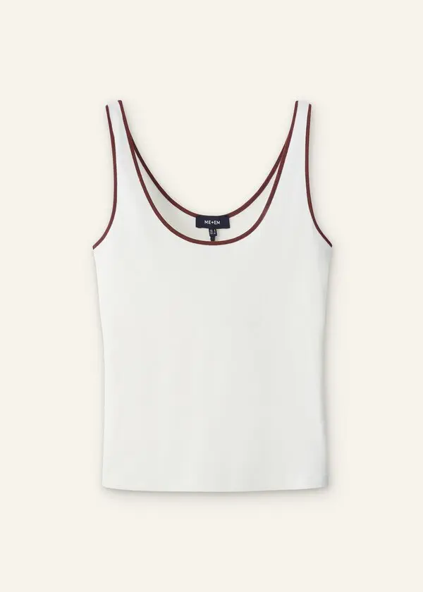 ME+EM Slim Fit Sleeveless Vest
