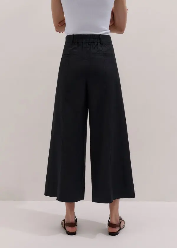 ME+EM Crop Wide-leg Trousers