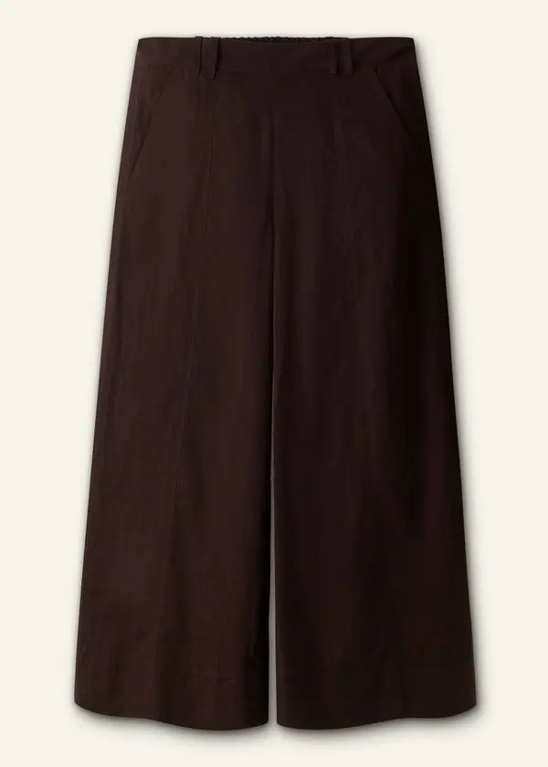 ME+EM Crop Wide-leg Trousers