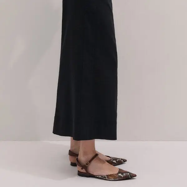 ME+EM Crop Wide-leg Trousers