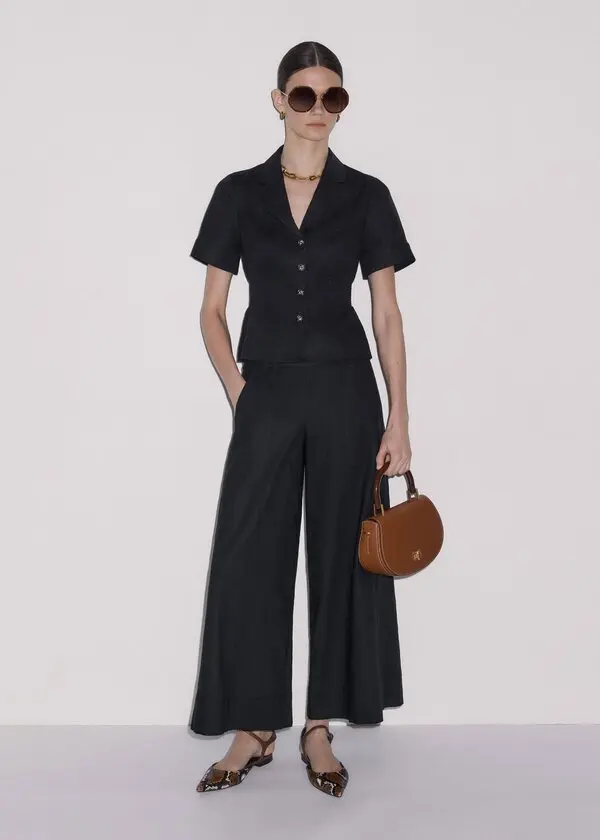 ME+EM Crop Wide-leg Trousers